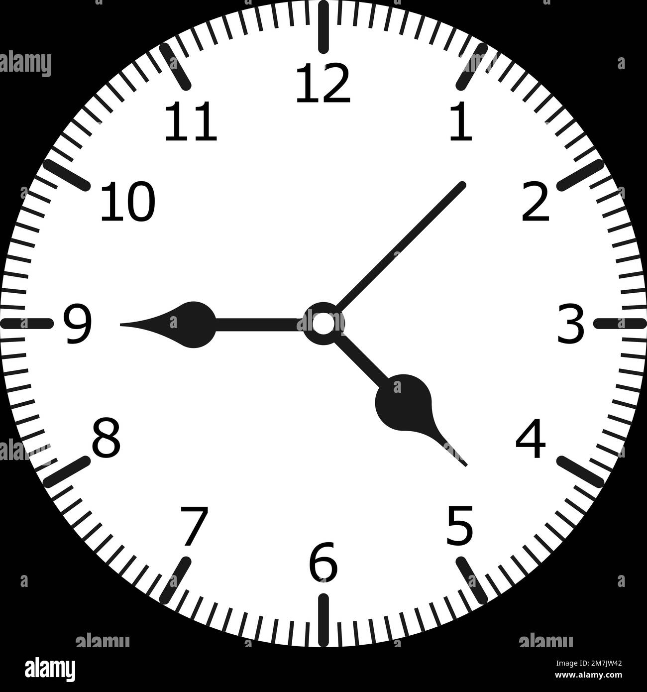 Clock Vector illustration. Eps 10. vector background Stock Vector Image ...