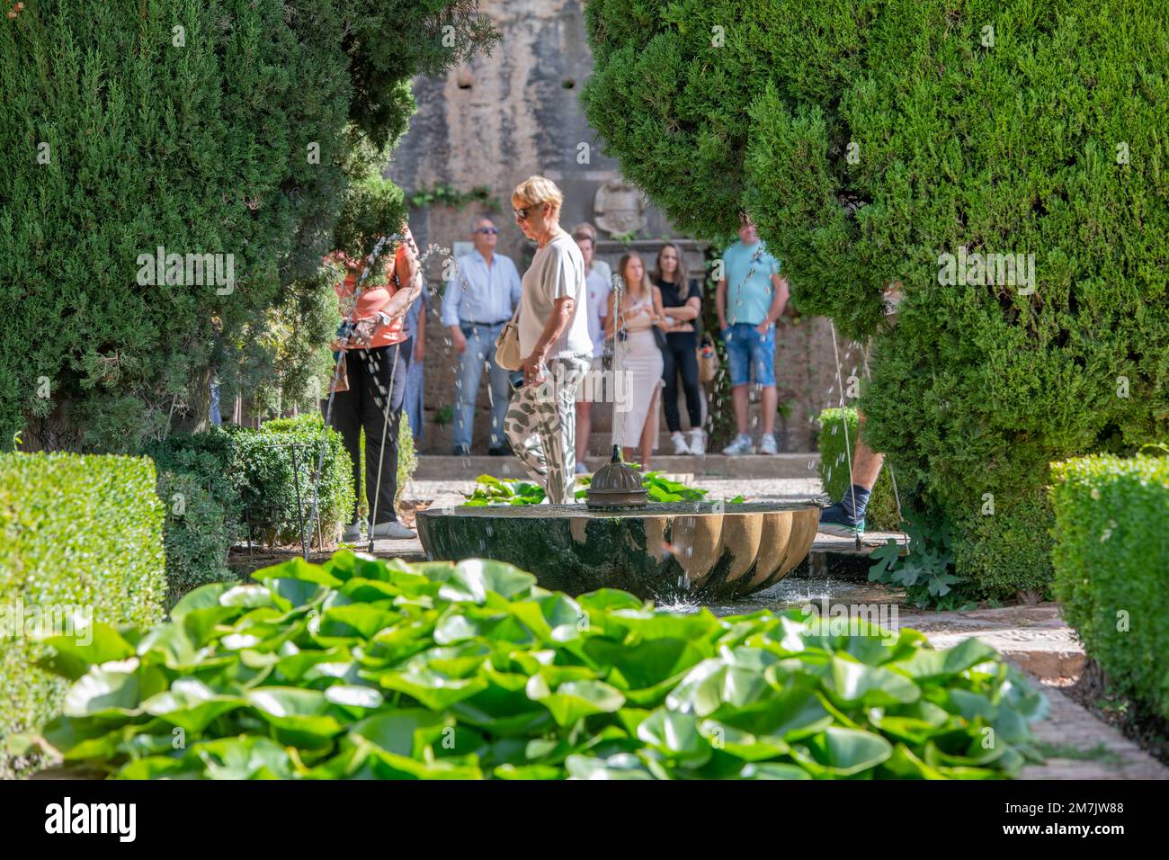 Alhambra Palace and Generalife Gardens, Granada, Spain Stock Photo - Alamy