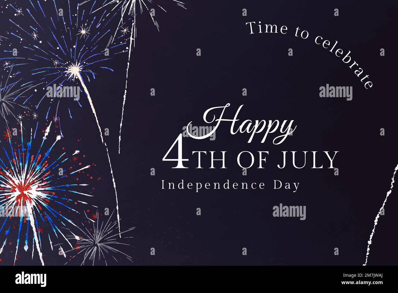 Editable 4th july design hi-res stock photography and images - Alamy