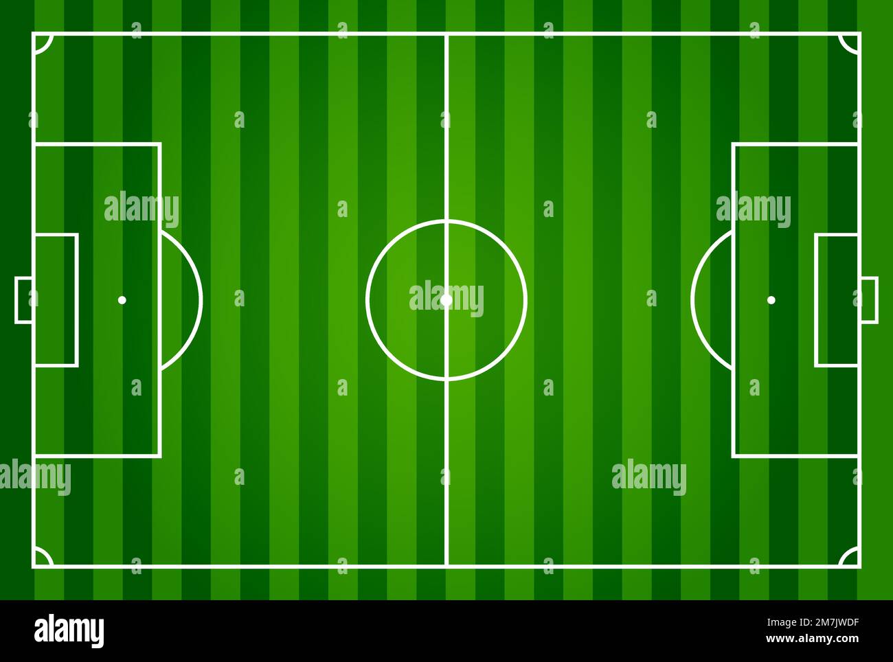 Soccer field or football field Vector illustration. Eps 10 Stock Vector ...