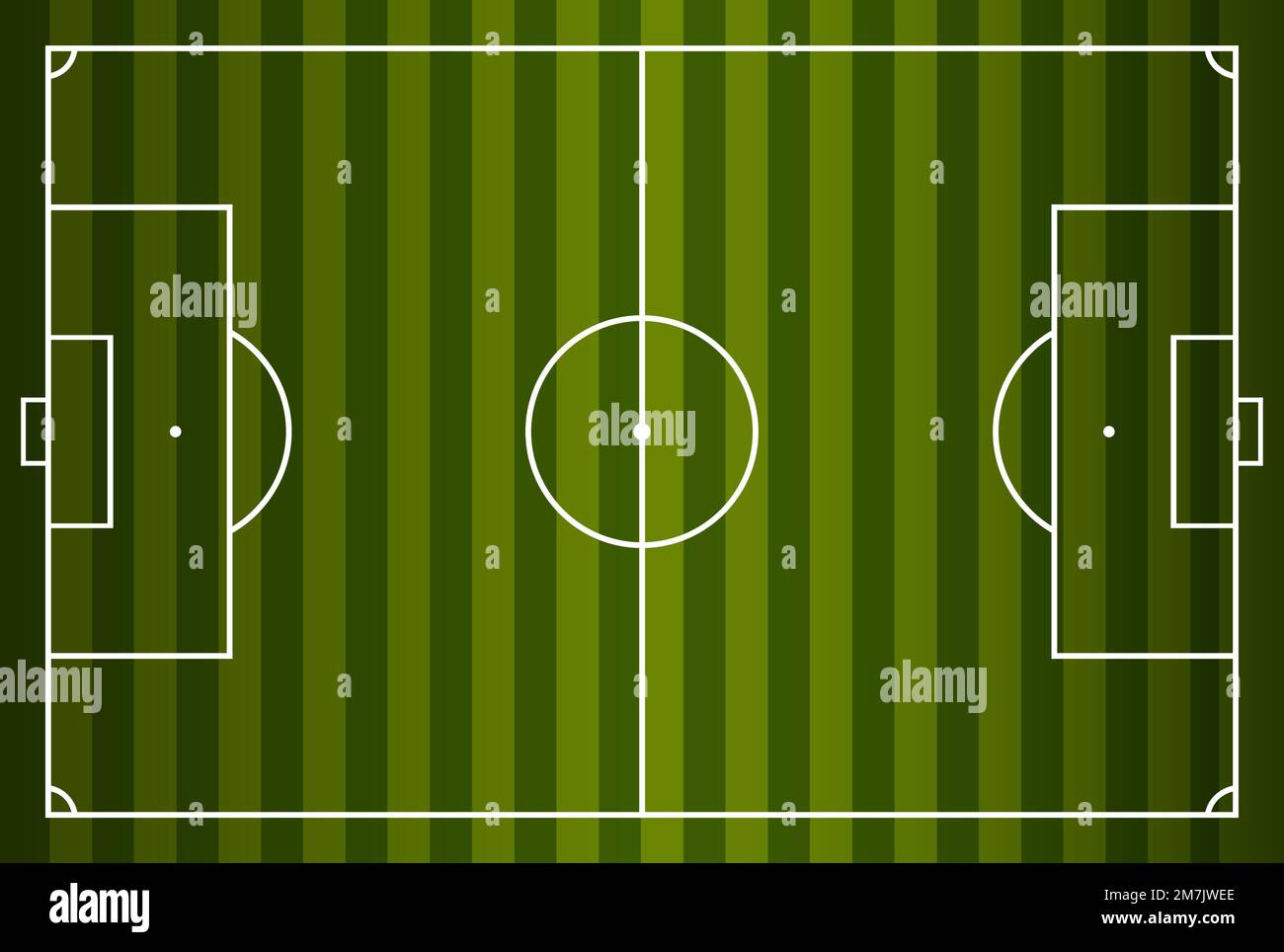 Soccer field or football field Vector illustration. Eps 10 Stock Vector ...