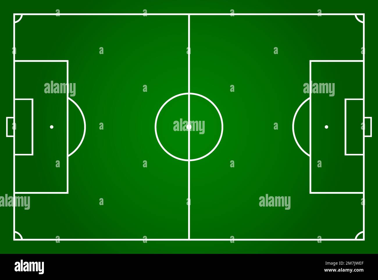 Soccer field or football field Vector illustration. Eps 10 Stock Vector ...