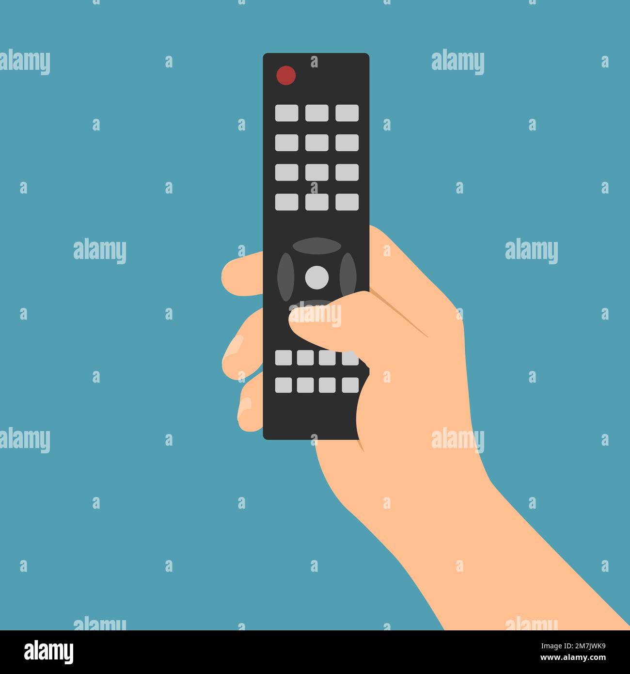 Remote control hand Stock Vector Images - Alamy