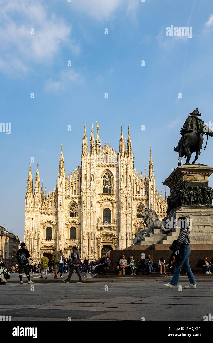 Milan Cathedral, Duomo di Milano, Gothic-style cathedral, heart of ...