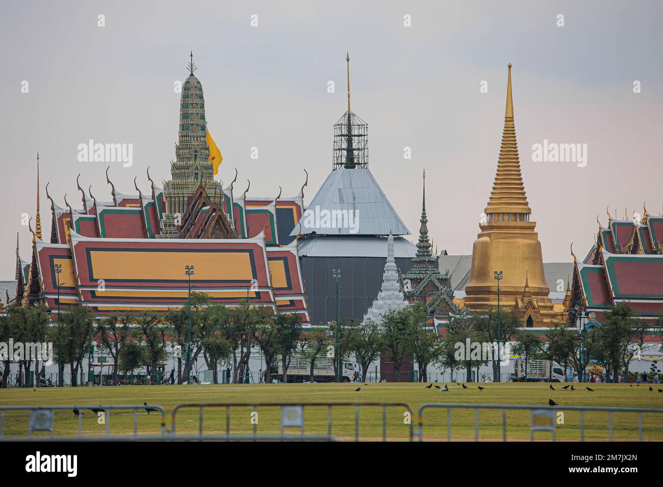 Bangkok, Thailand. 10th Jan, 2023. View of The Grand Palace from Sanam ...