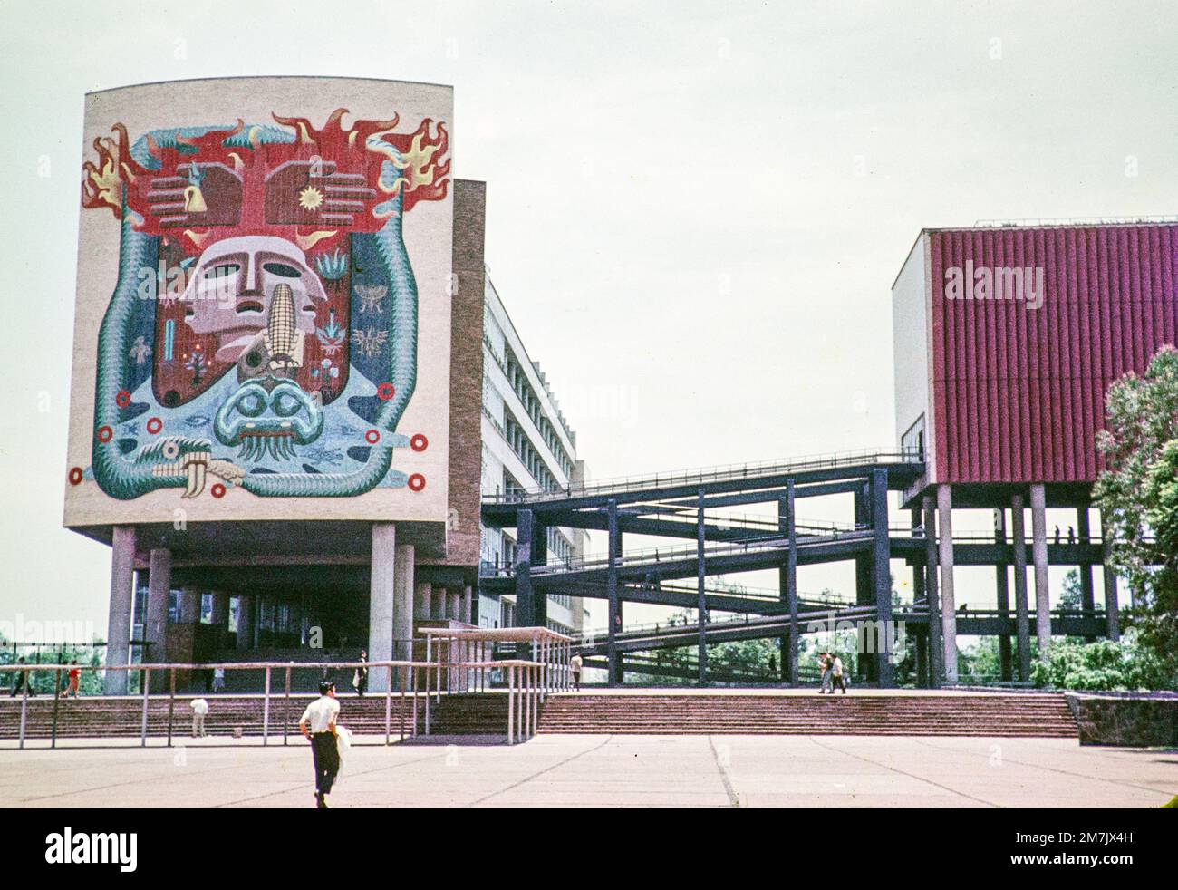 Mural on Faculty of Medicine building, National Autonomous University ...