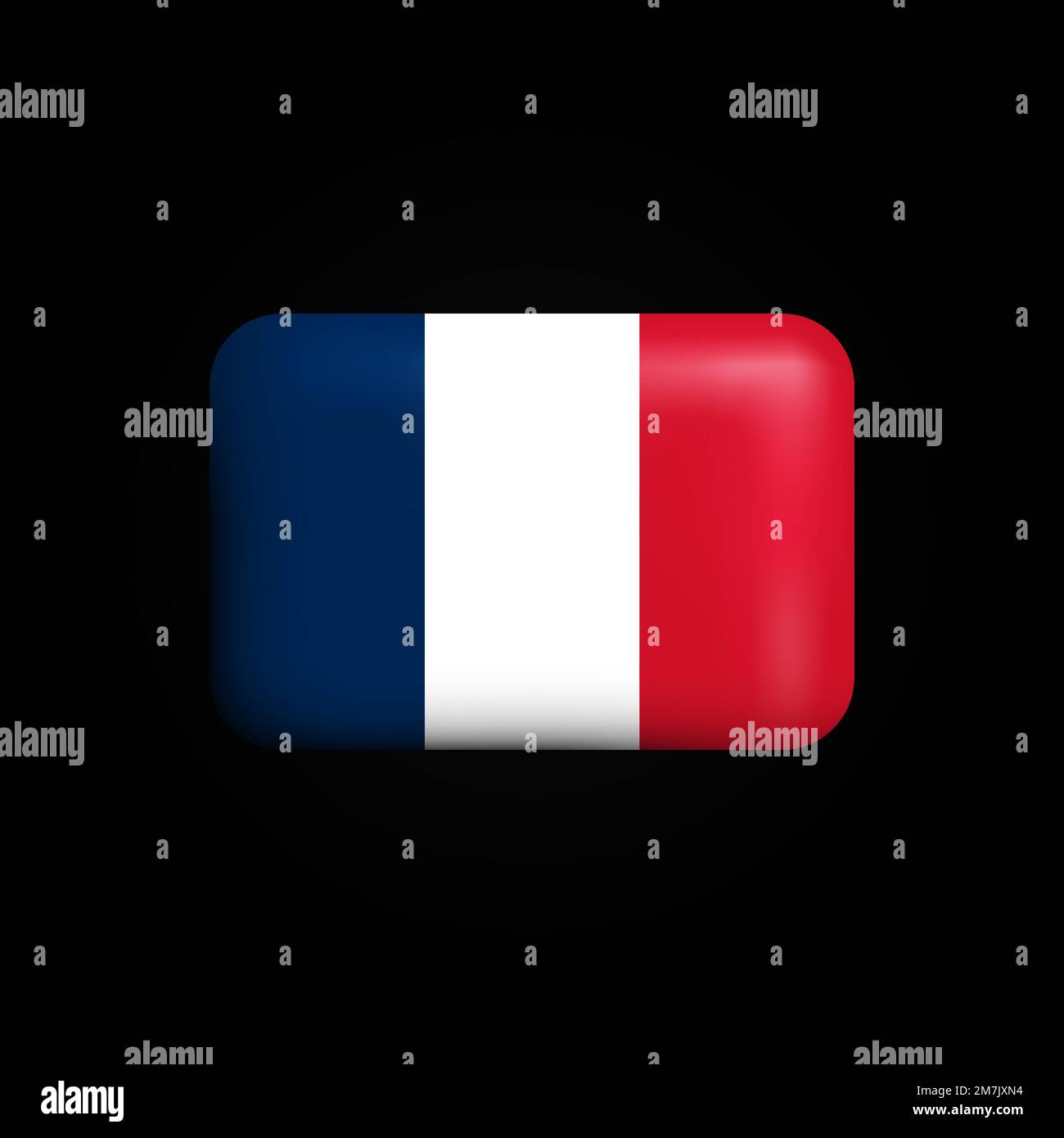 Illustration france flag icon hi-res stock photography and images - Alamy