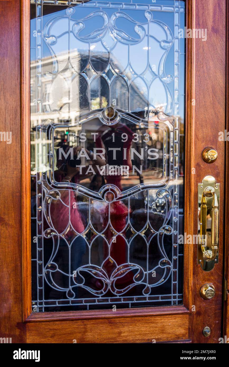 Martin's Tavern, Established 1933, Georgetown, a historic neighbourhood ...