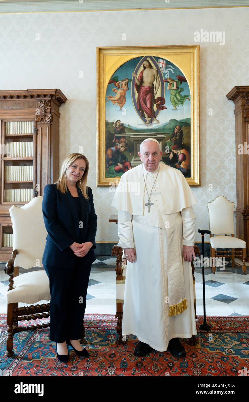 Vatican, Vatican. 10th Jan, 2023. Italy, Rome, Vatican, 2023/1/10. Pope ...
