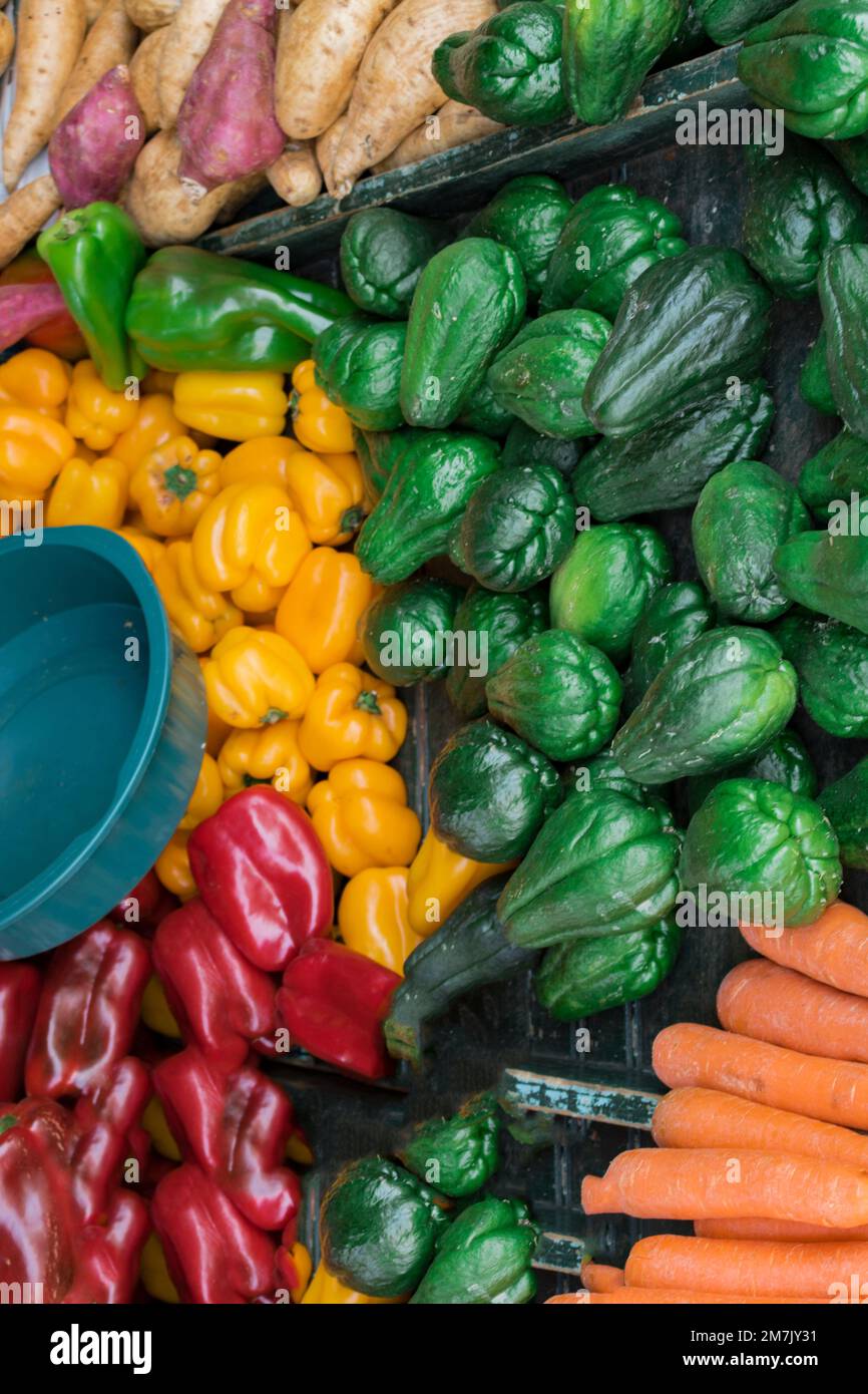 Free Fair Street Market Stall With Zucchini, Carrots and Peppers ...