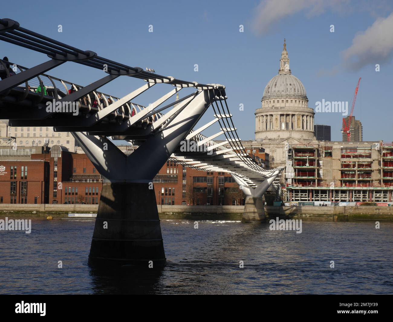 The Millennium Bridge, officially known as the London Millennium ...