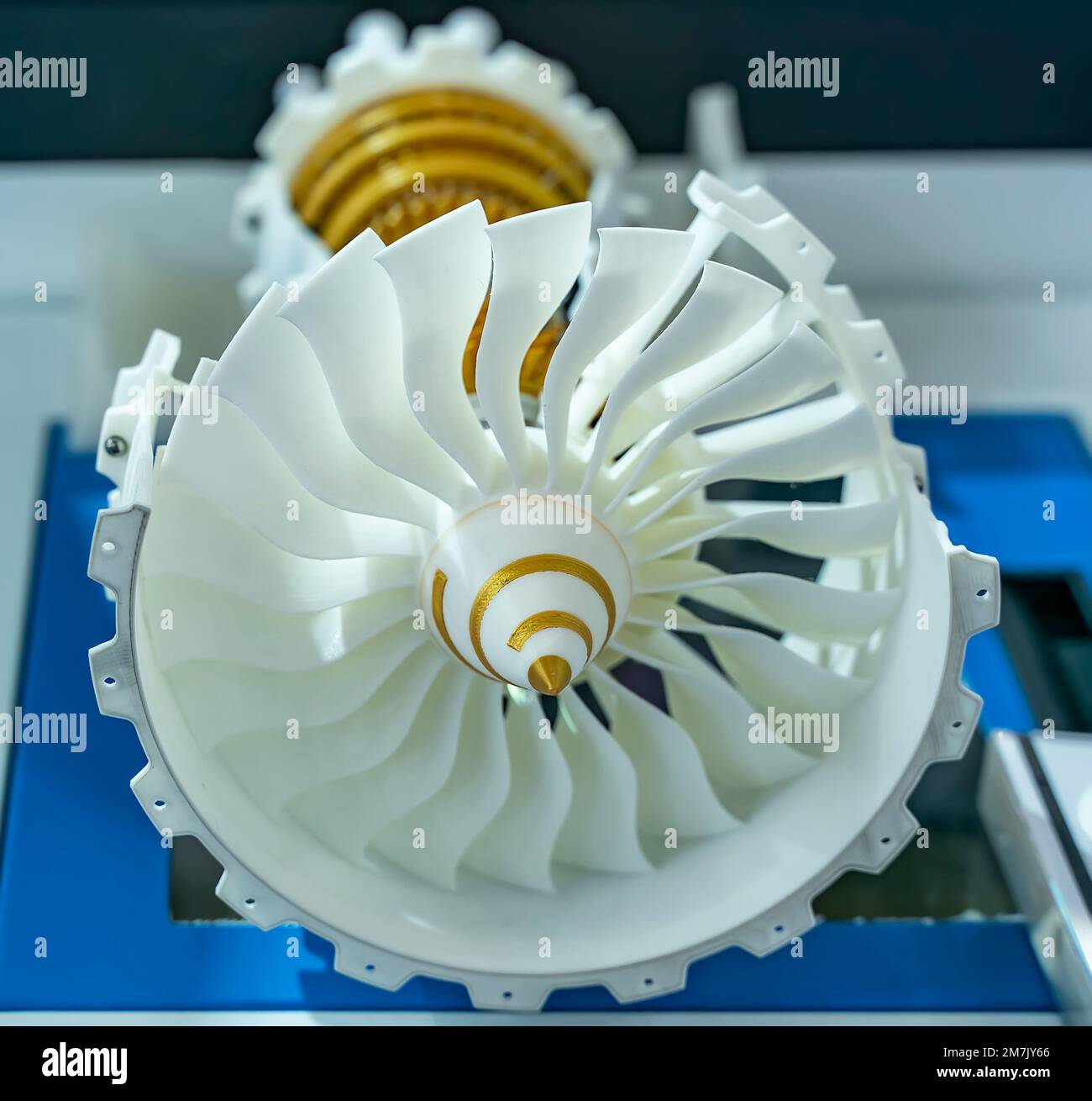 3D printer jet engine printed model plastic Stock Photo - Alamy