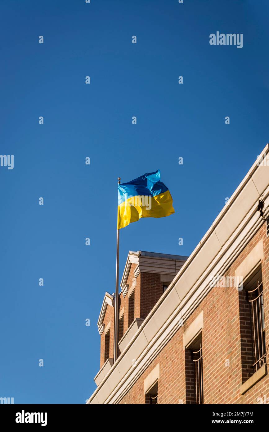 Ukrainian Embassy in Georgetown, a plush, historic neighbourhood, and ...