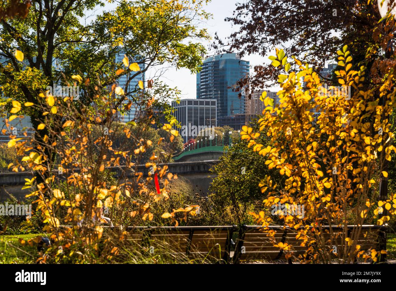Francis Scott Key Memorial Bridge, seen from Francis Scott Key Park ...