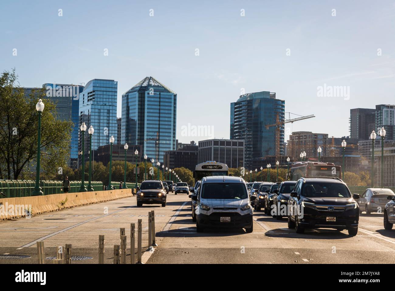 Francis Scott Key Memorial Bridge, Washington, D.C., USA Stock Photo ...