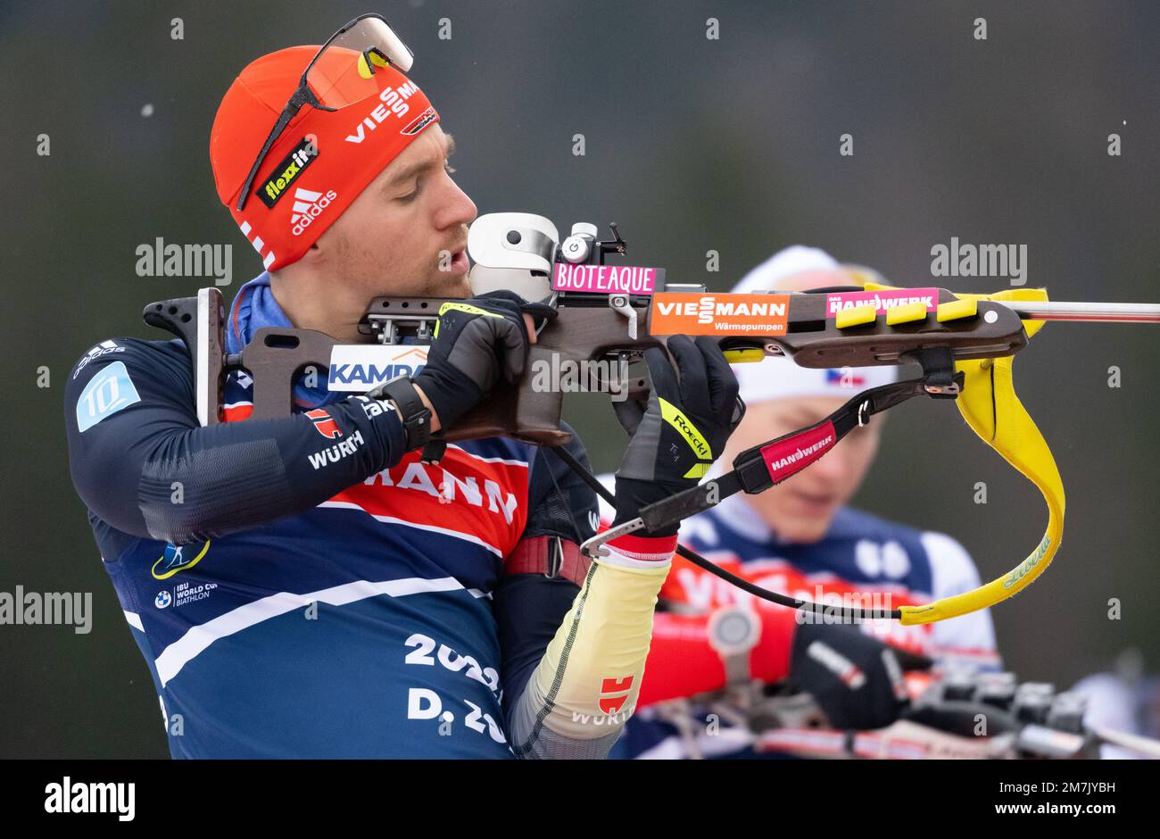 Ruhpolding, Germany. 10th Jan, 2023. Biathlon: World Cup, training, men ...