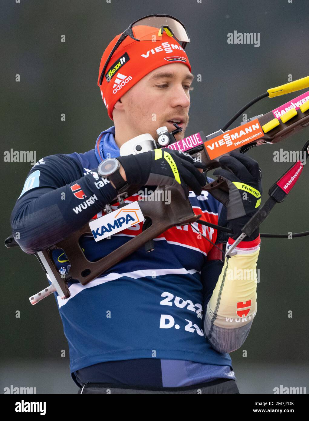 Ruhpolding, Germany. 10th Jan, 2023. Biathlon: World Cup, training, men ...