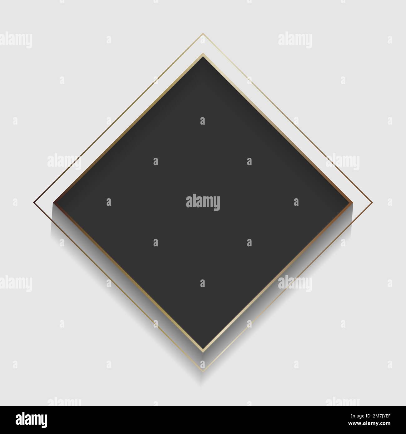 Blank square black abstract frame vector Stock Vector Image & Art - Alamy