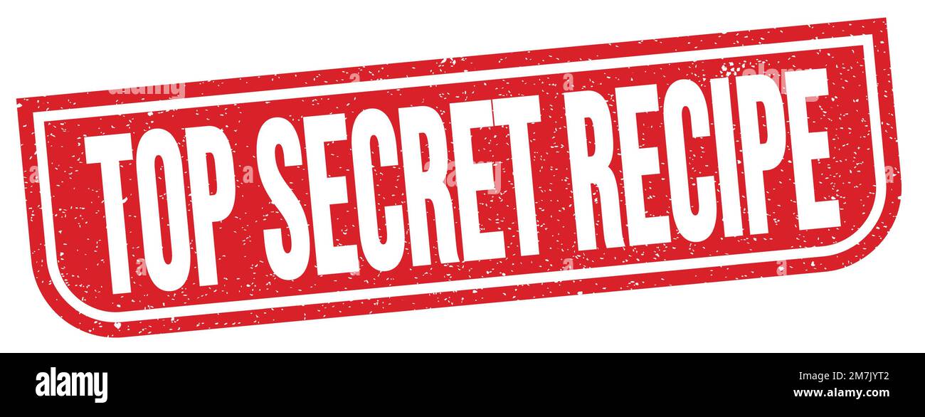 Secret recipe seal hi-res stock photography and images - Alamy
