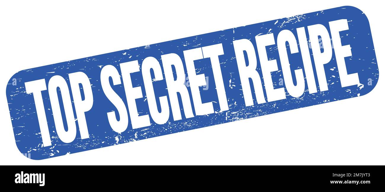 Secret recipe stamp hi-res stock photography and images - Alamy