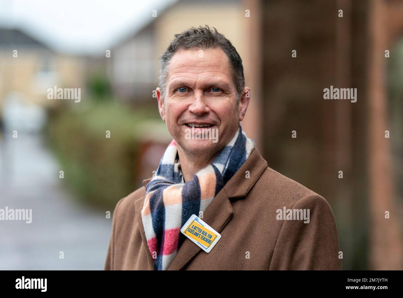 NASUWT National Official Scotland Mike Corbett, outside the ...