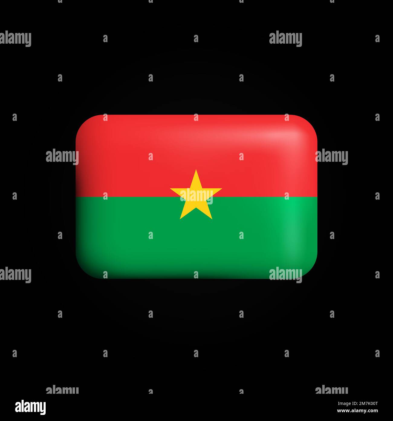 Burkina Faso Flag 3D Icon. National Flag of Burkina Faso. Vector ... Burkina Faso Flag 3D Icon. National Flag of Burkina Faso. Vector ...