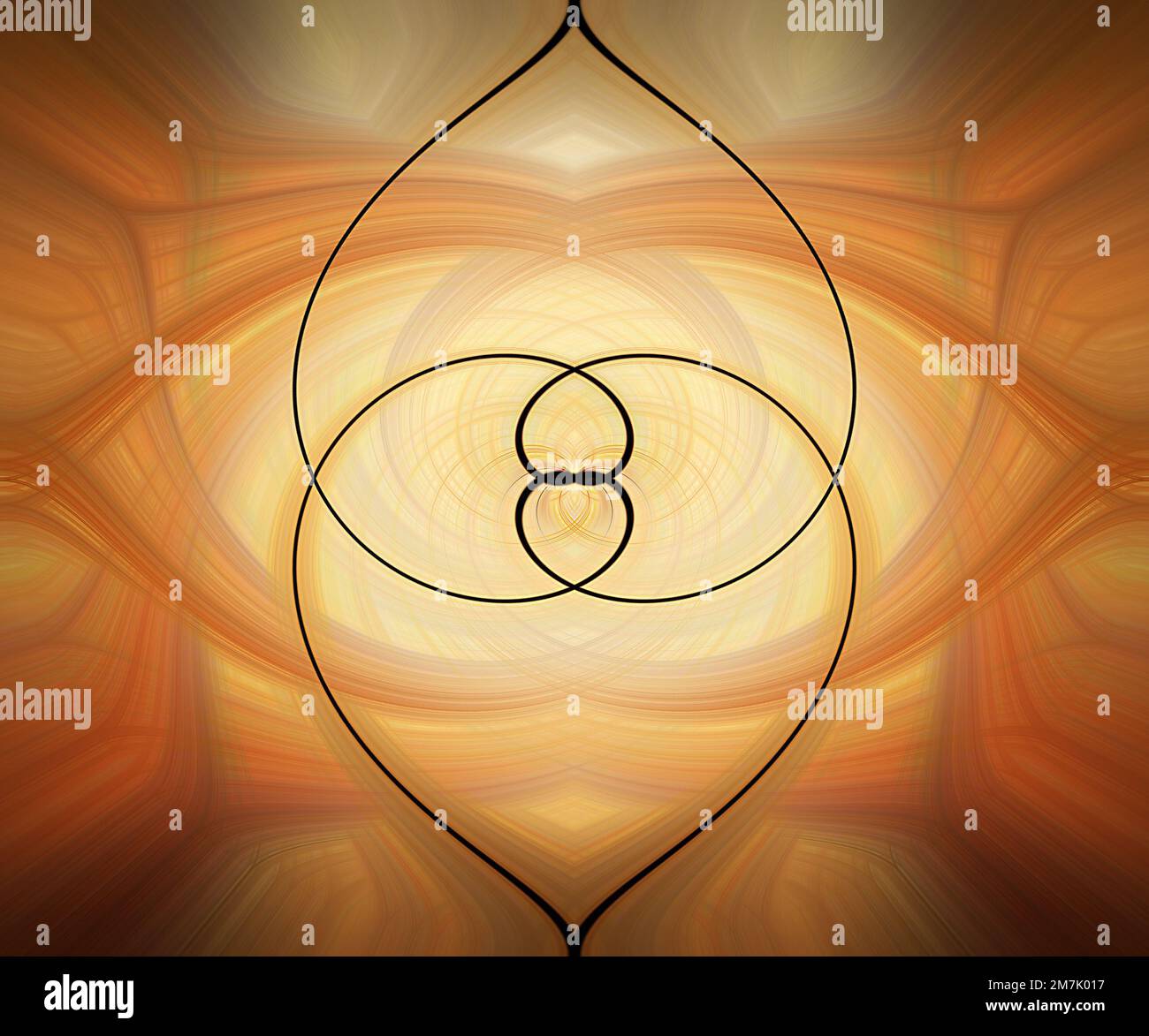 Elegant symbolic twirl texture in soft yellow hues Stock Photo - Alamy