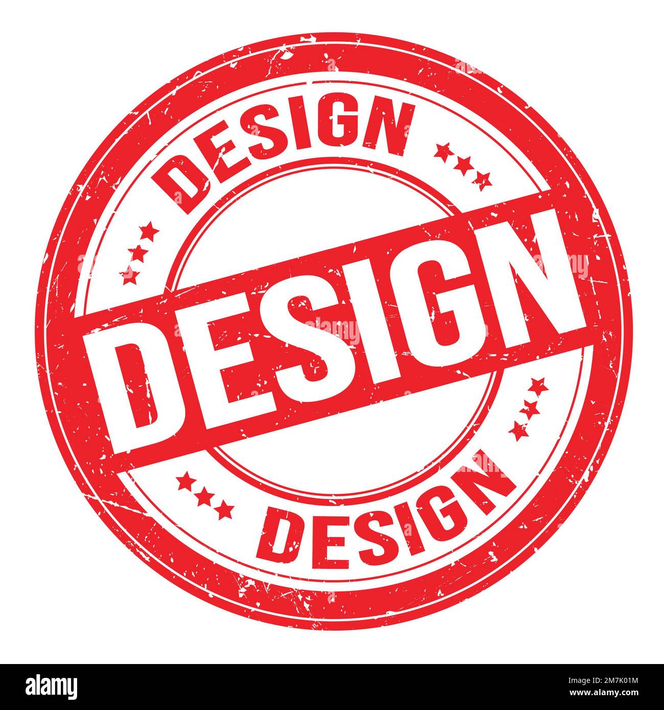 DESIGN text written on red round grungy stamp sign Stock Photo - Alamy