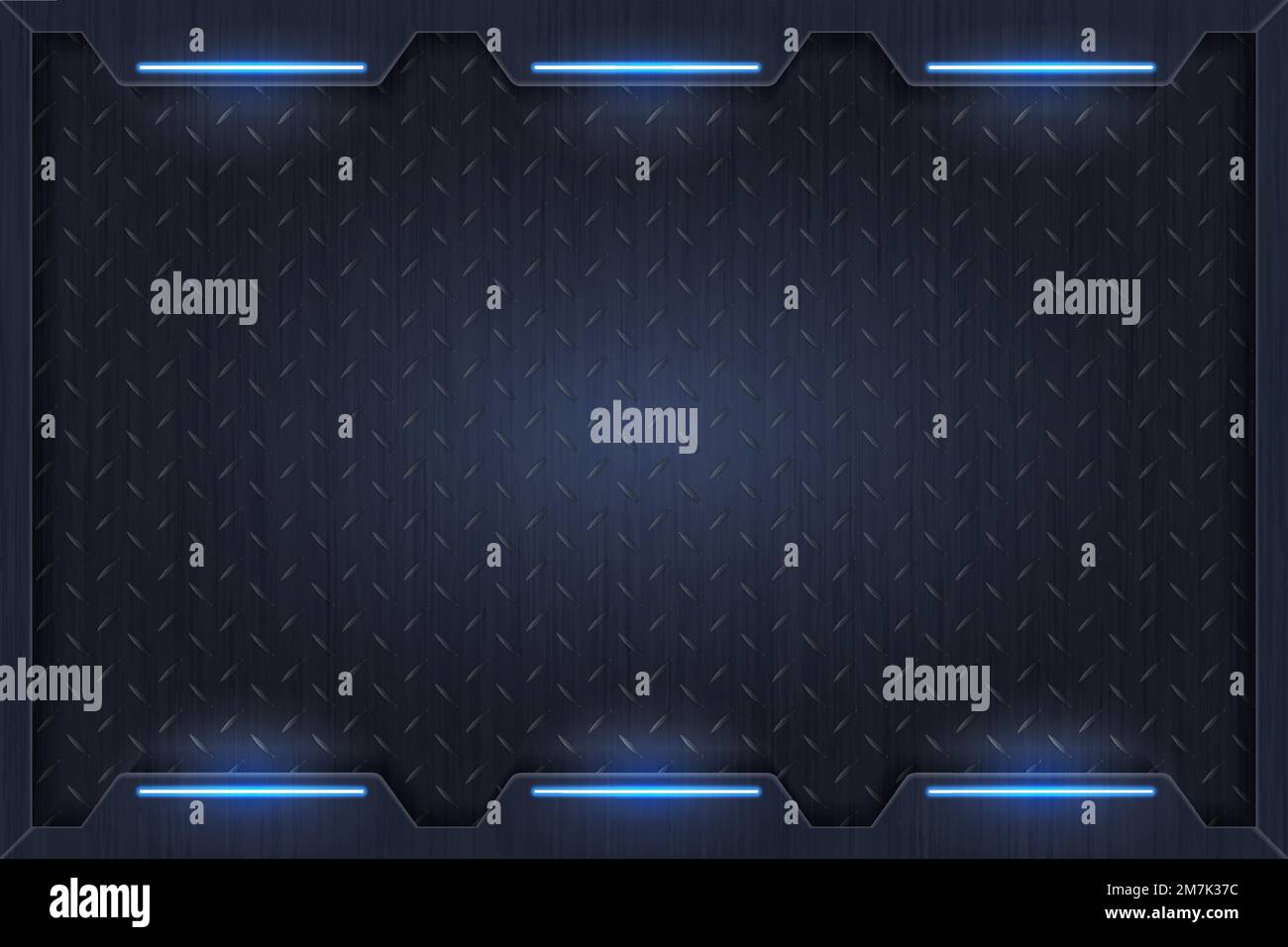 SImple blue technology background template vector Stock Vector Image ...