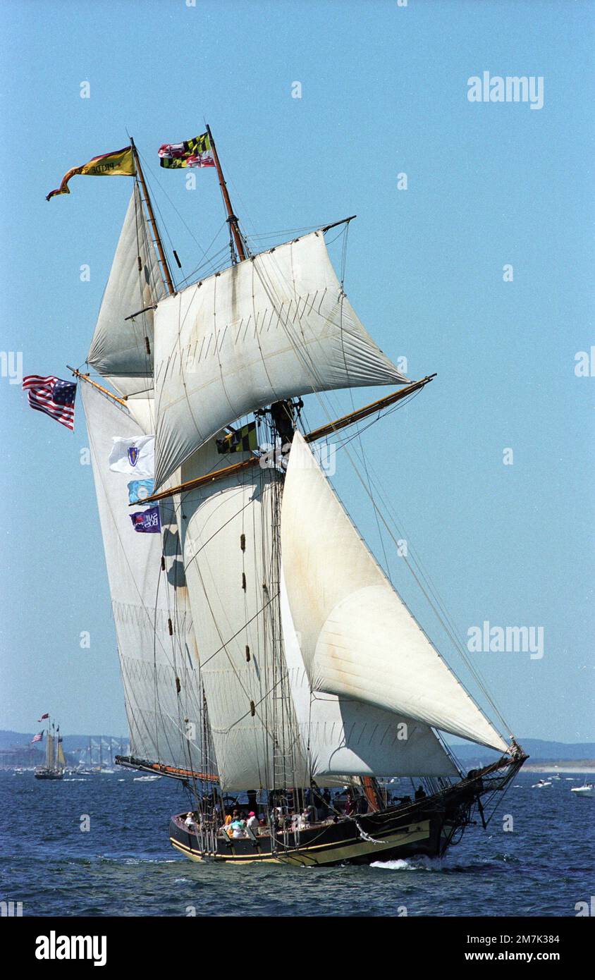 American topsail schooner Pride of Baltimore, 2000 Stock Photo - Alamy