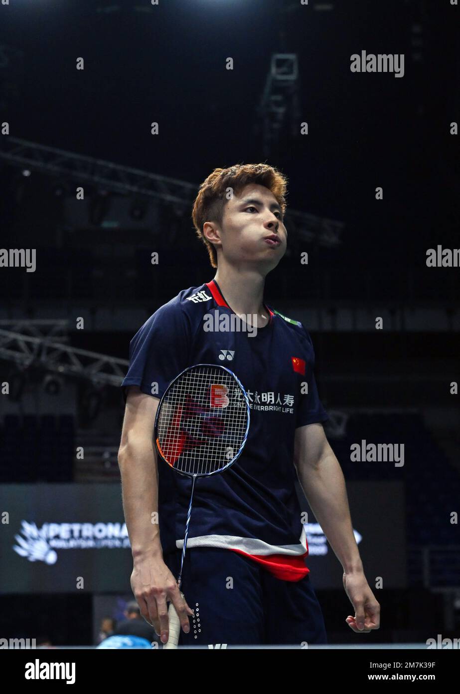 (230110) -- KUALA LUMPUR, Jan. 10, 2023 (Xinhua) -- China's Shi Yuqi ...