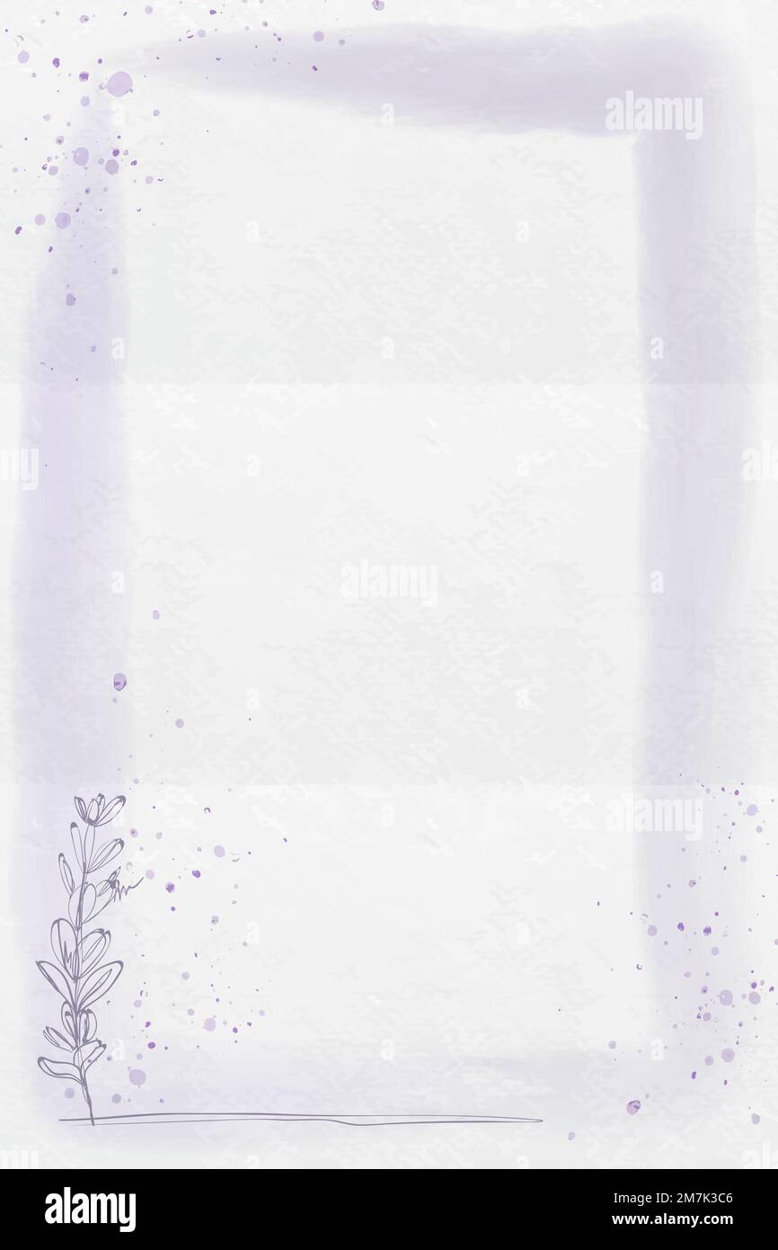 Purple rectangle frame design vector Stock Vector Image & Art - Alamy