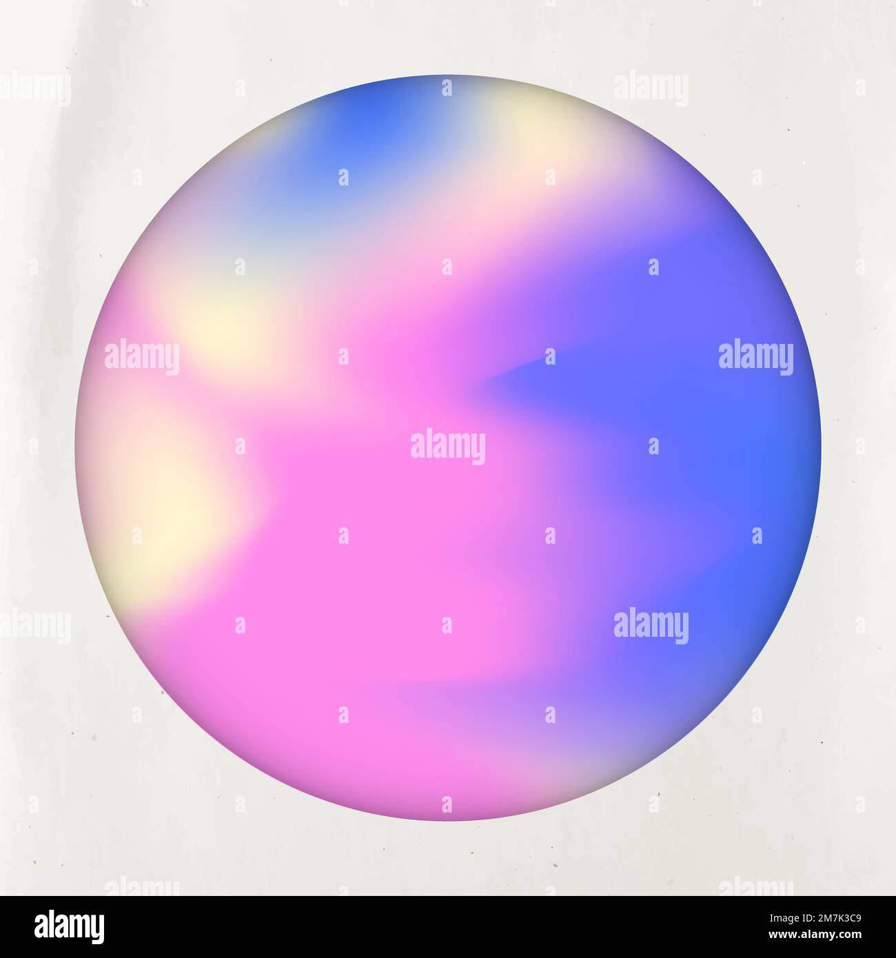 Round pastel holographic pattern background vector Stock Vector Image ...