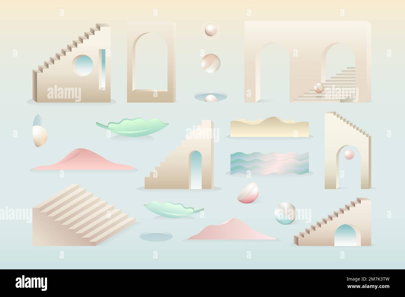 Colorful modern abstract art vector Stock Vector Image & Art - Alamy