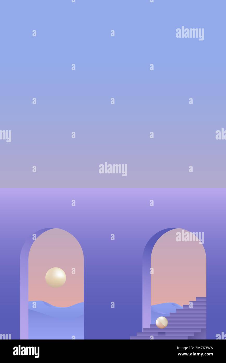 Purple moon gate Stock Vector Images - Alamy