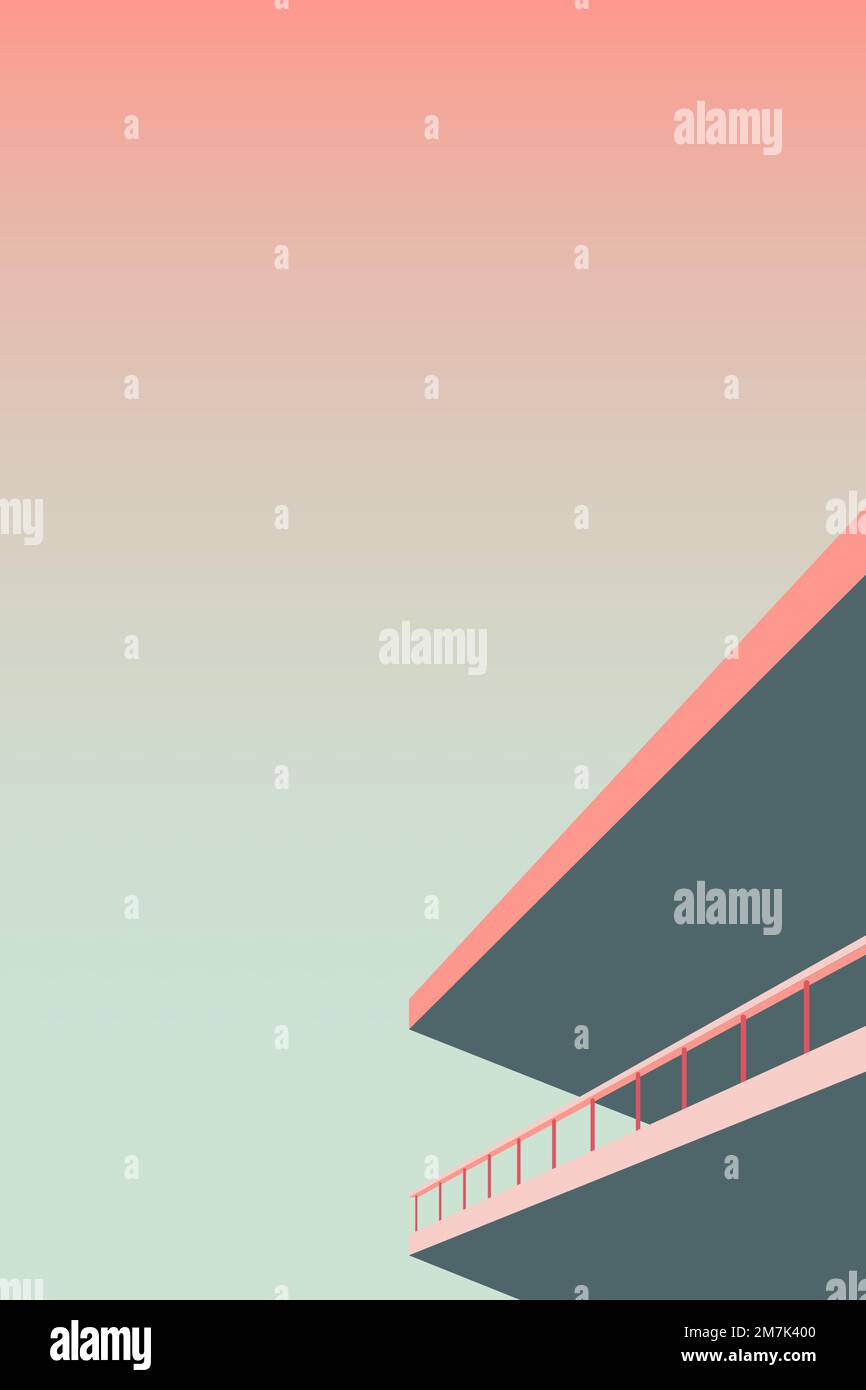 Minimal fenced roof design vector Stock Vector Image & Art - Alamy
