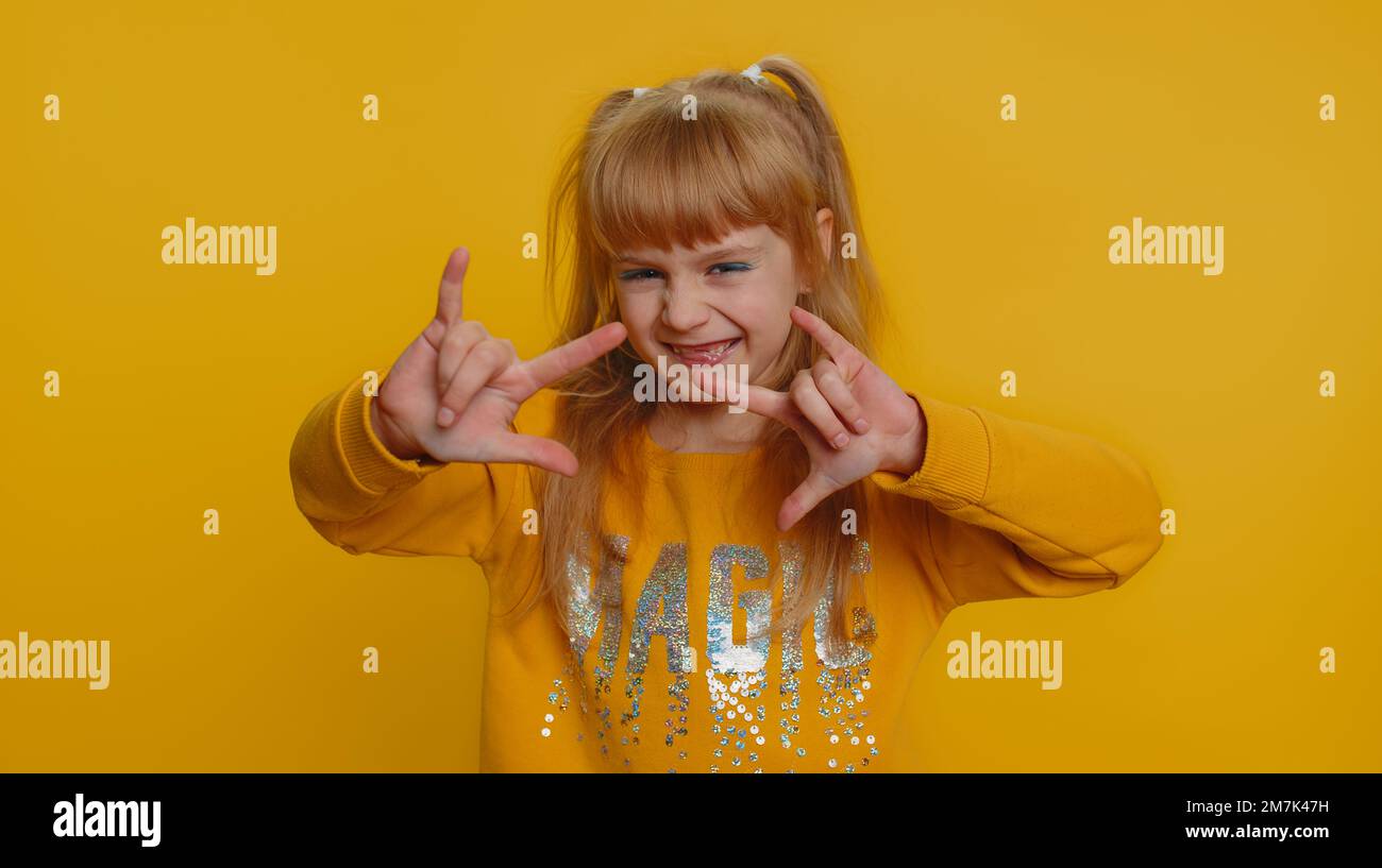 Children kid screaming happy expression hi-res stock photography and ...