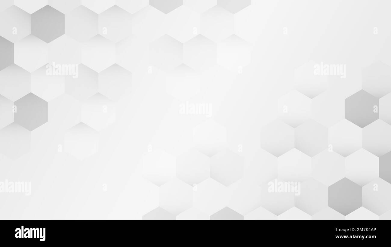 White And Gray Hexagon Pattern Background Vector Stock Vector Image And Art Alamy 