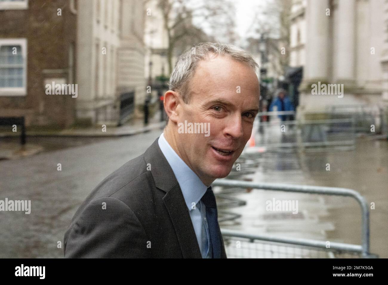 London, UK. 10th Jan, 2023. Dominic Raab, Deputy Prime Minister Lord ...