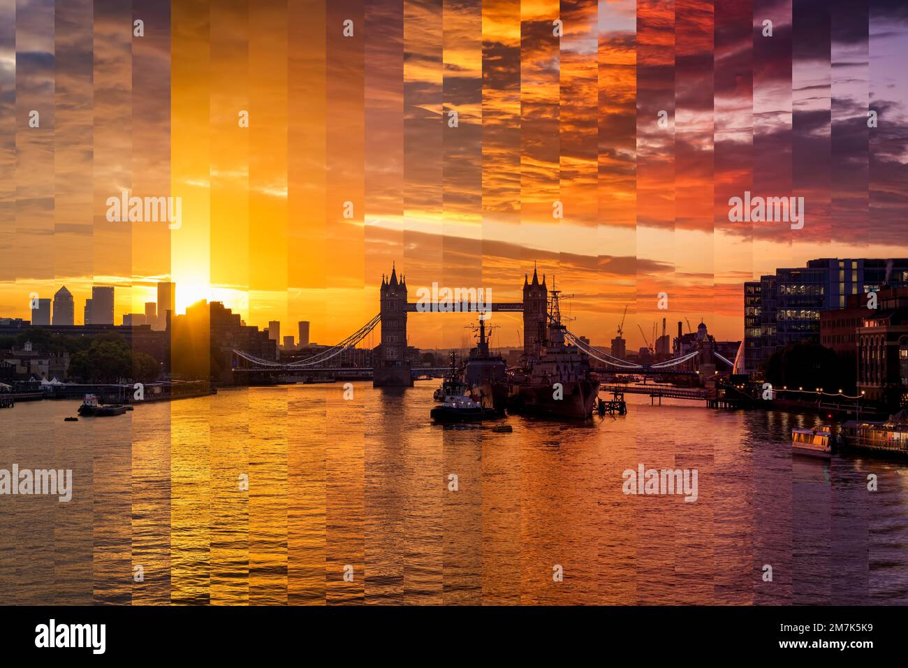 Time lapse sunrise sunset clouds hi-res stock photography and images ...