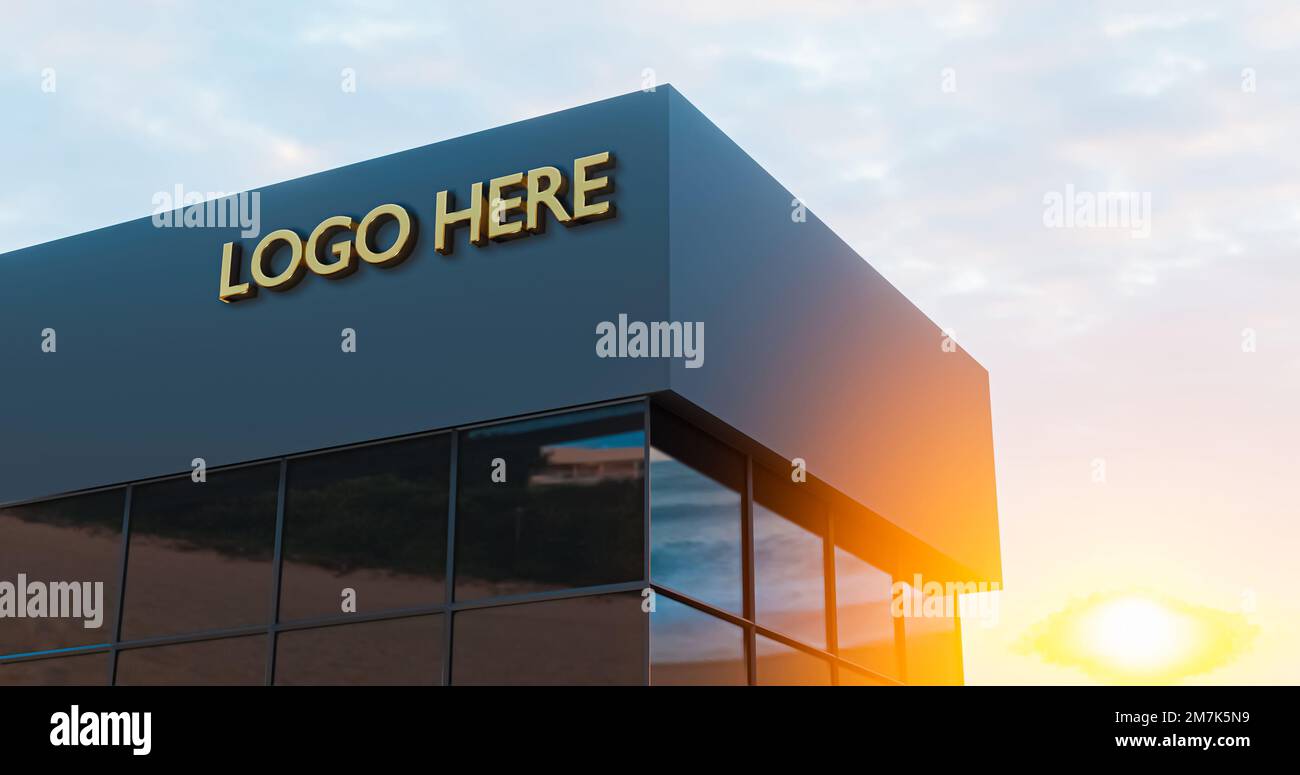 Roof logo 3d hi-res stock photography and images - Alamy