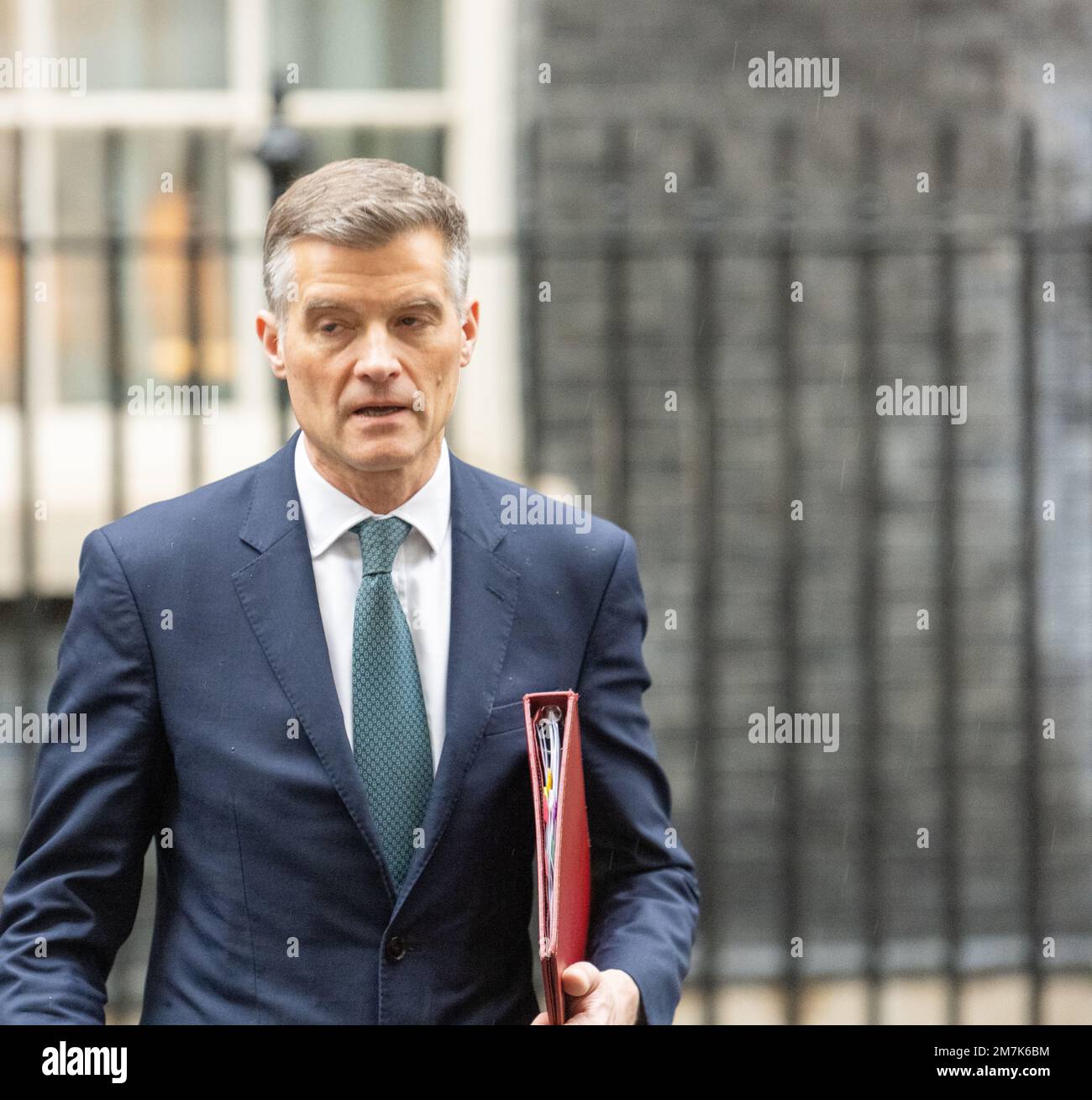 London, UK. 10th Jan, 2023. Mark Harper, Transport Secretary, at a ...