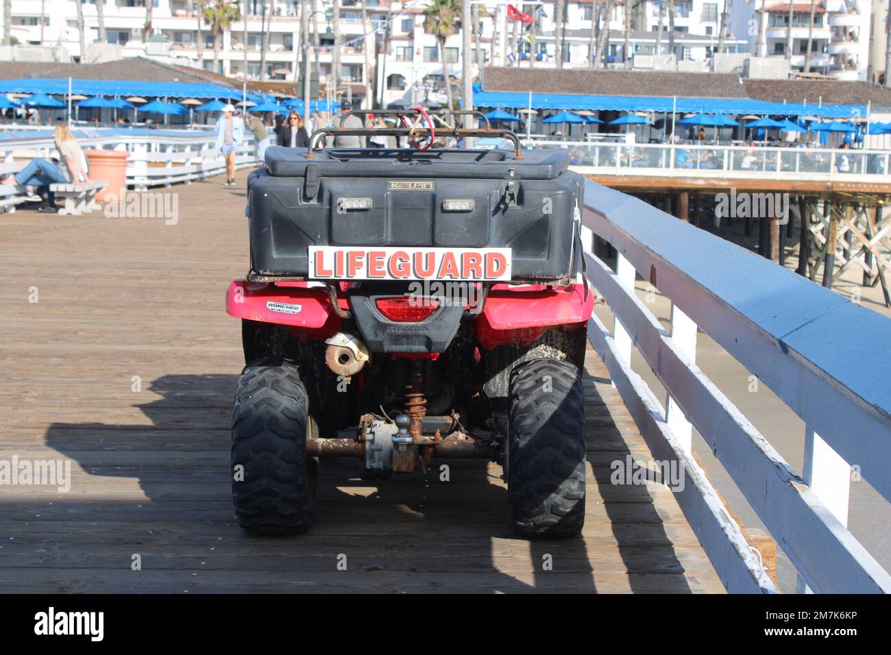 Red lifeguard vehicle hi-res stock photography and images - Alamy