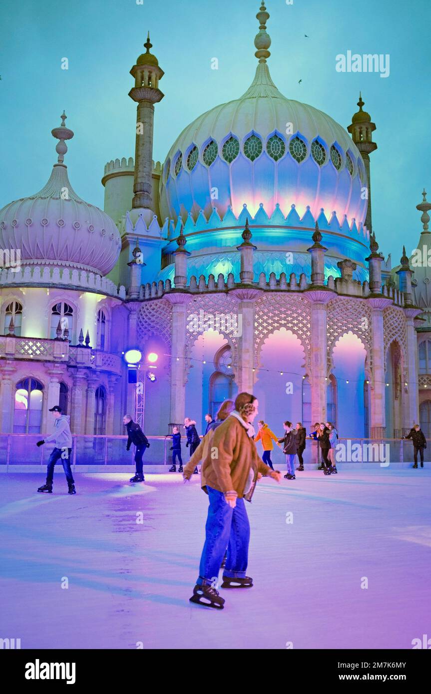 The Royal Pavilion Ice Rink, Brighton Stock Photo - Alamy
