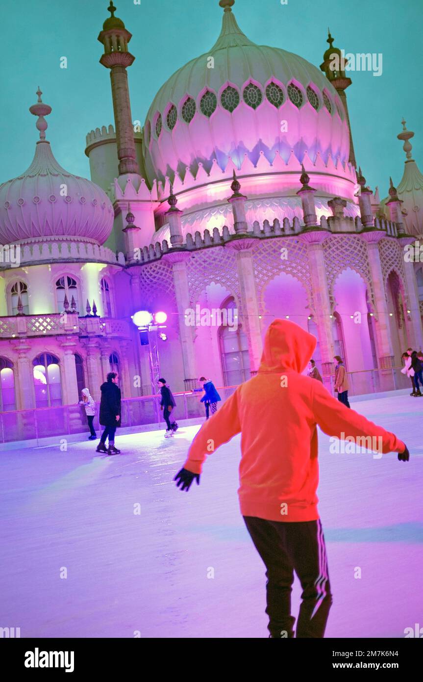 The Royal Pavilion Ice Rink, Brighton Stock Photo - Alamy
