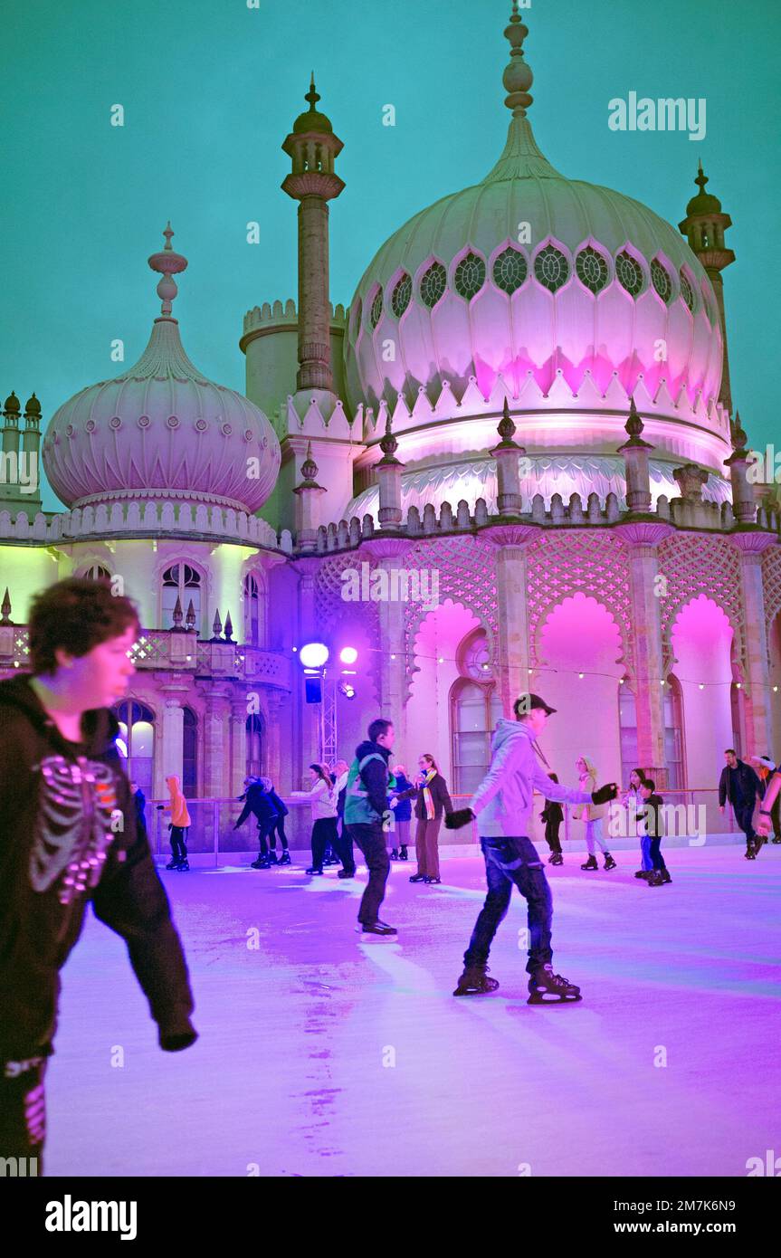 The Royal Pavilion Ice Rink, Brighton Stock Photo - Alamy