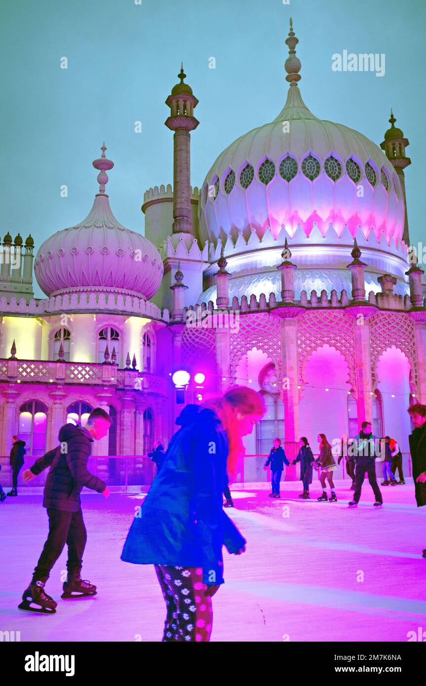 The Royal Pavilion Ice Rink, Brighton Stock Photo - Alamy