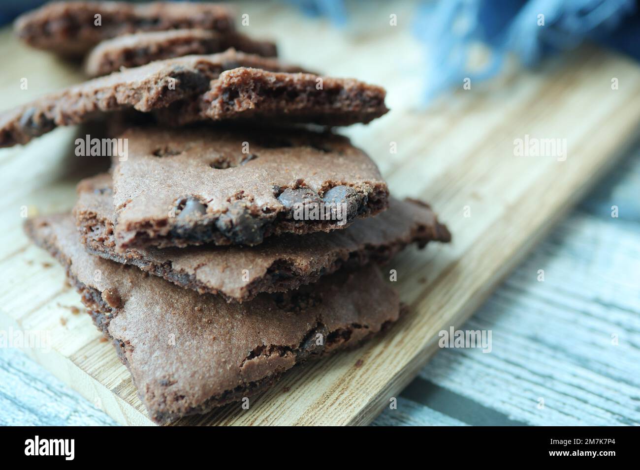 Pile white chocolate chip close hi-res stock photography and images - Alamy