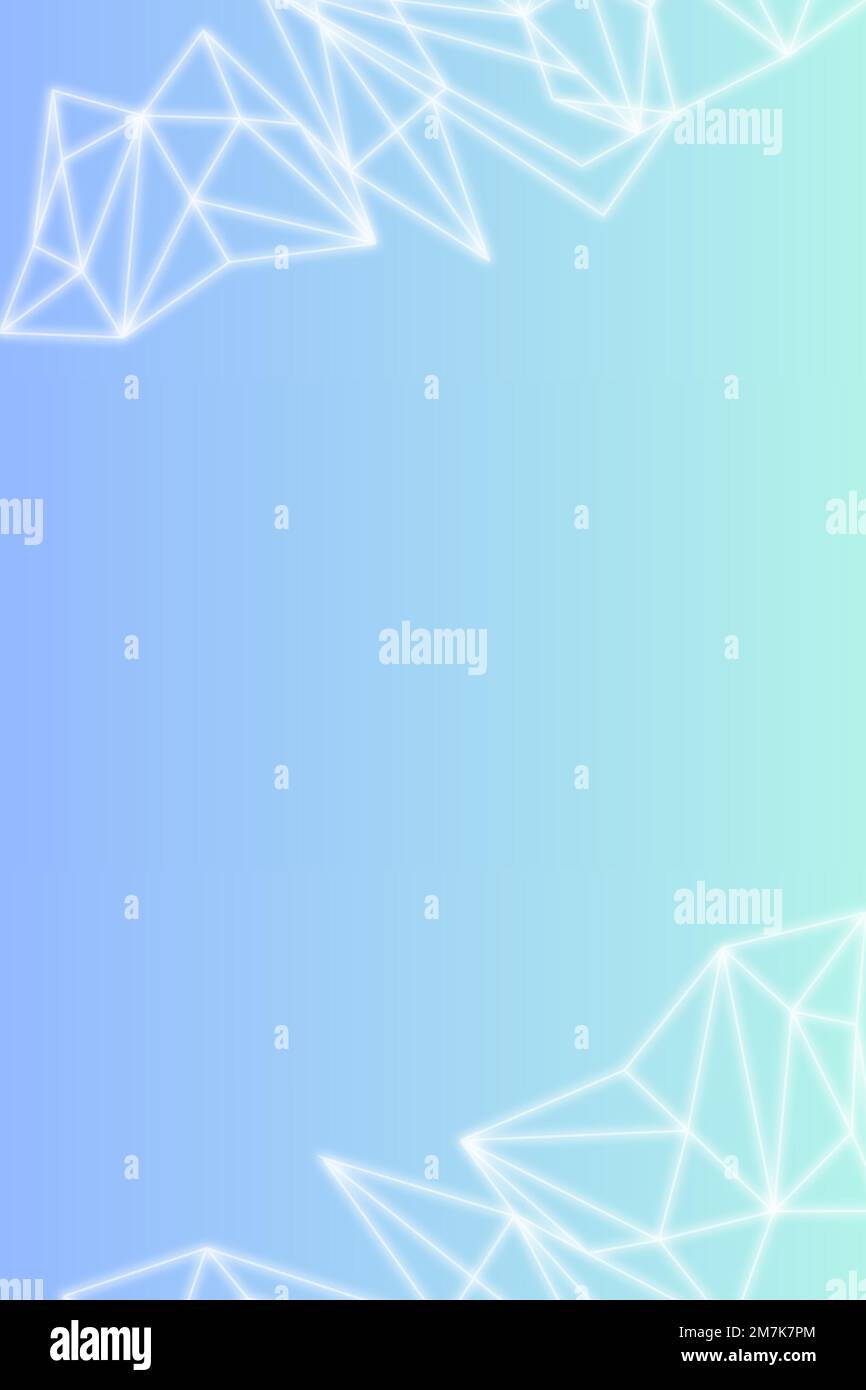 White polygon pattern on bluish gradient background social template ...