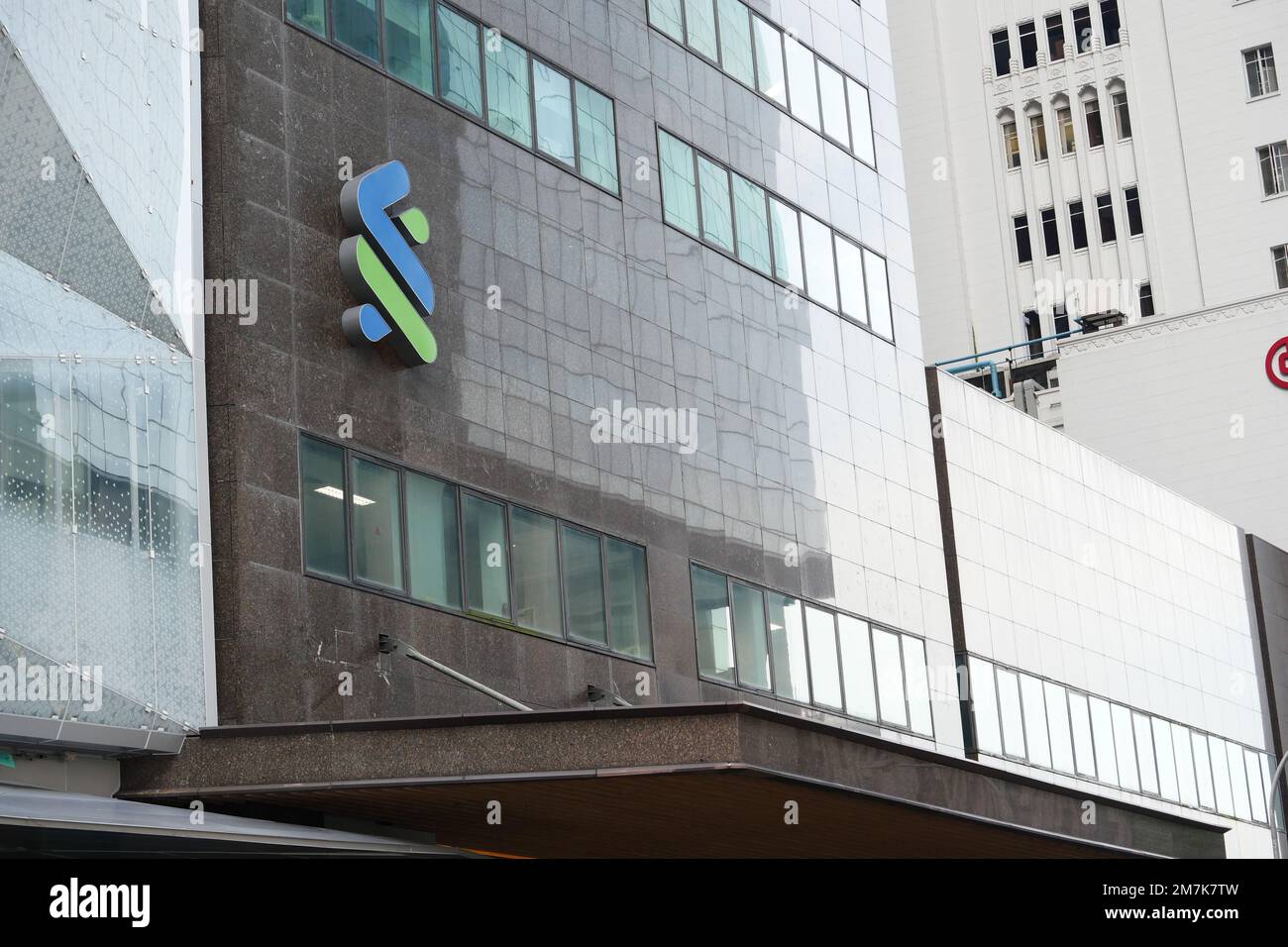 Singapore 1 june 2022. standard chartered bank logo on financial ...